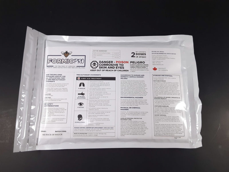 Formic Pro - 2 Dose - HappBee Acres Bee Supply