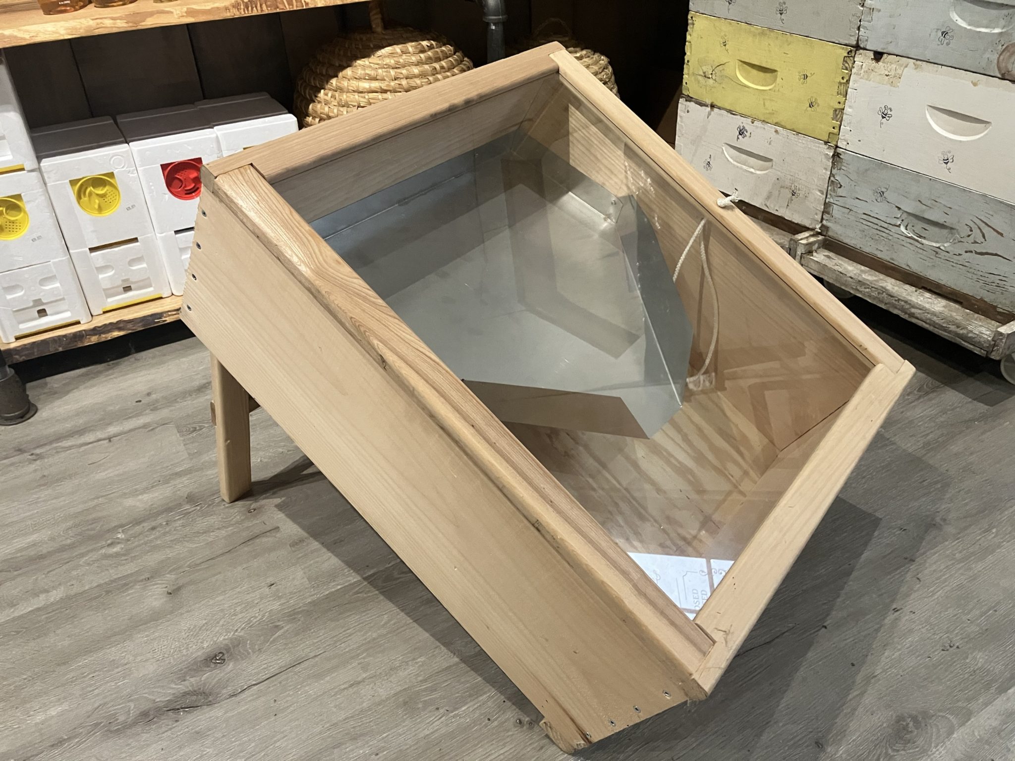 Amish Made Solar Wax Melter - HappBee Acres Bee Supply