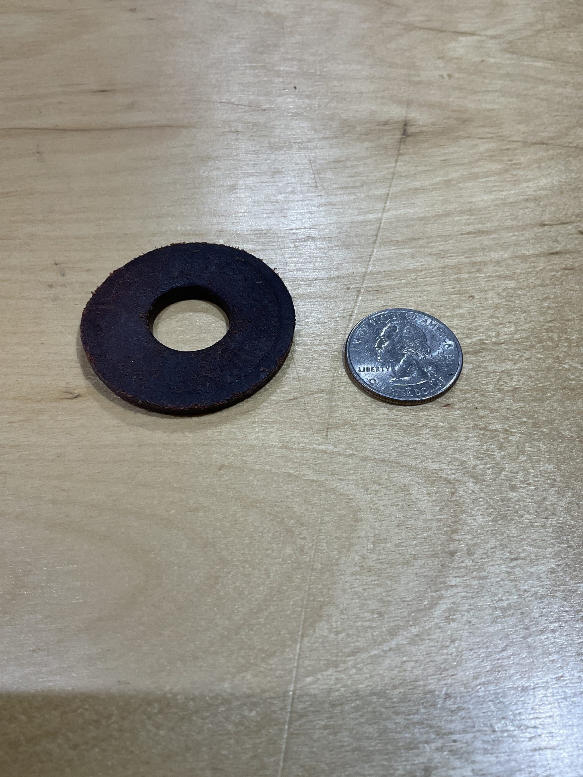 Maxant 1400 Replacement Leather Washer - HappBee Acres Bee Supply