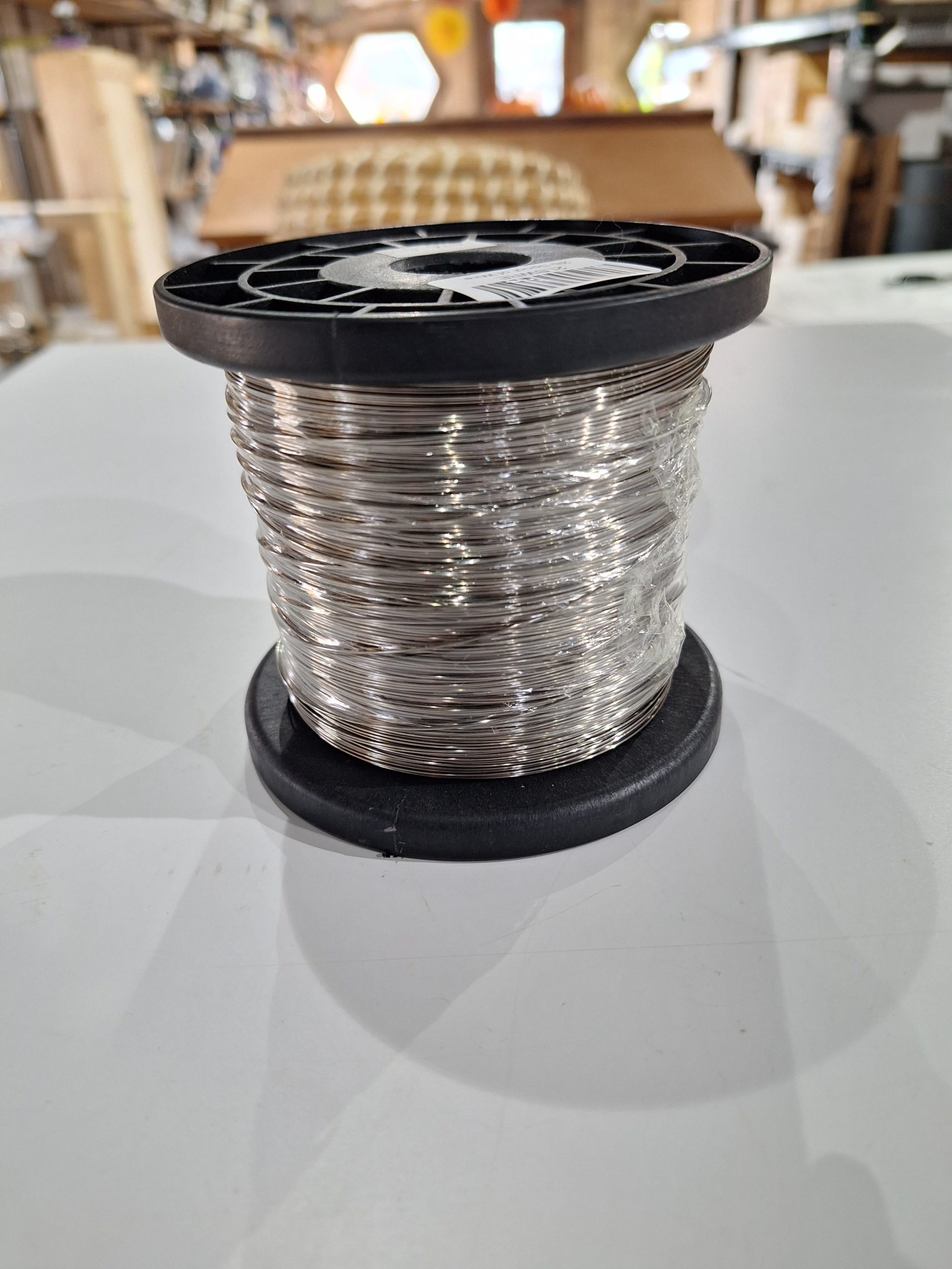 Galvanized Wire Spool - HappBee Acres Bee Supply