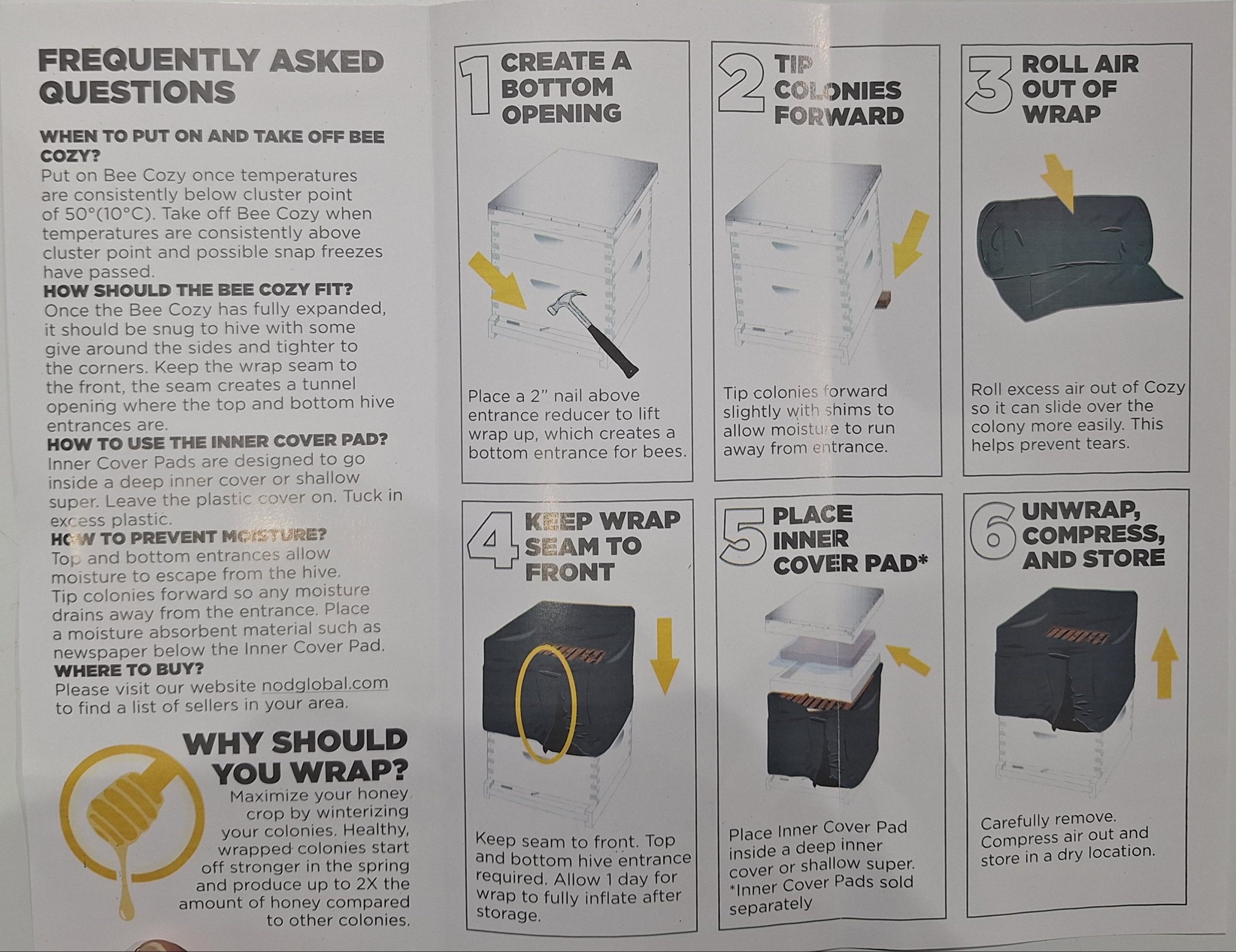 Bee Cozy Hive Wrap - HappBee Acres Bee Supply