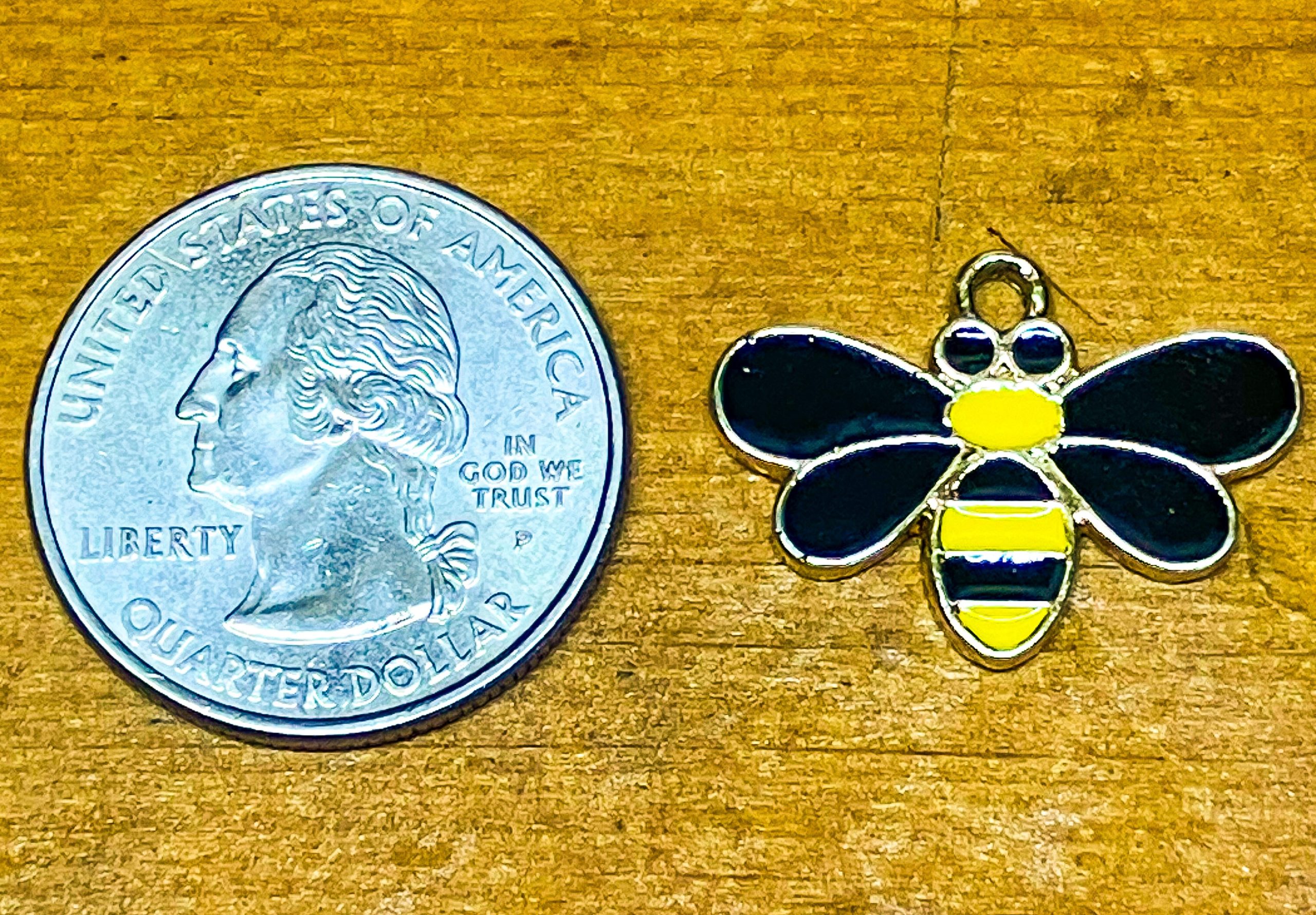 Black-winged Bee Charm - HappBee Acres Bee Supply