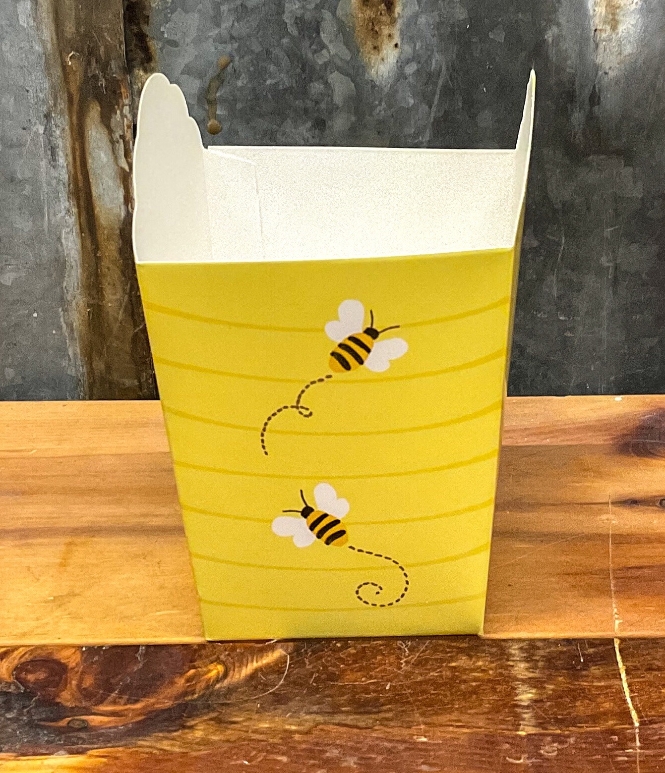 Bee Themed Favor Boxes (4 Pack) - HappBee Acres Bee Supply