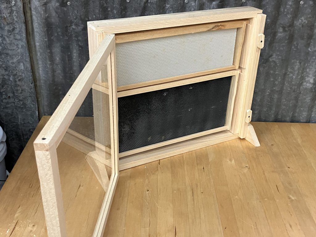 2 Frame Observation Hive - HappBee Acres Bee Supply
