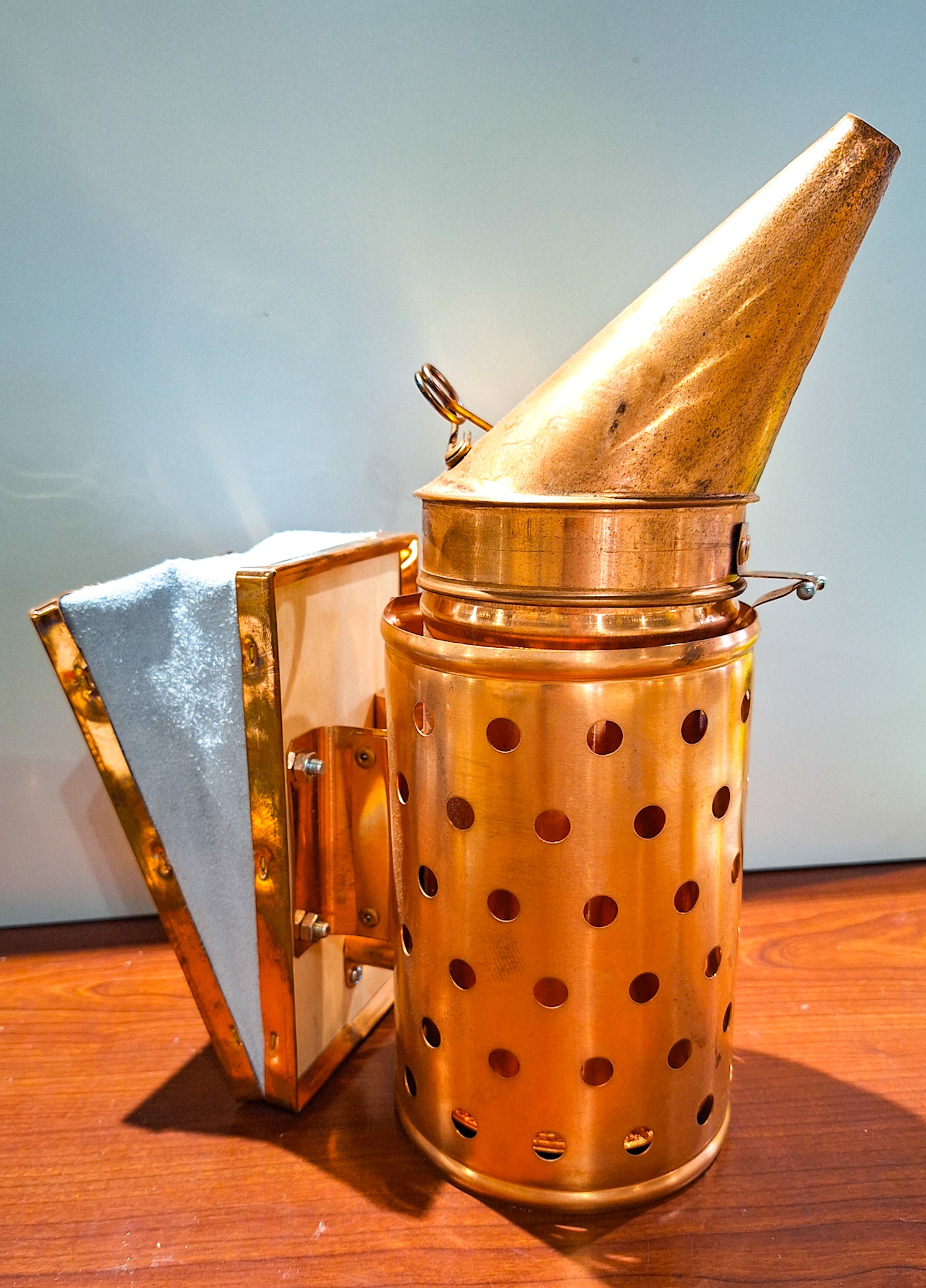 Copper Smoker - HappBee Acres Bee Supply