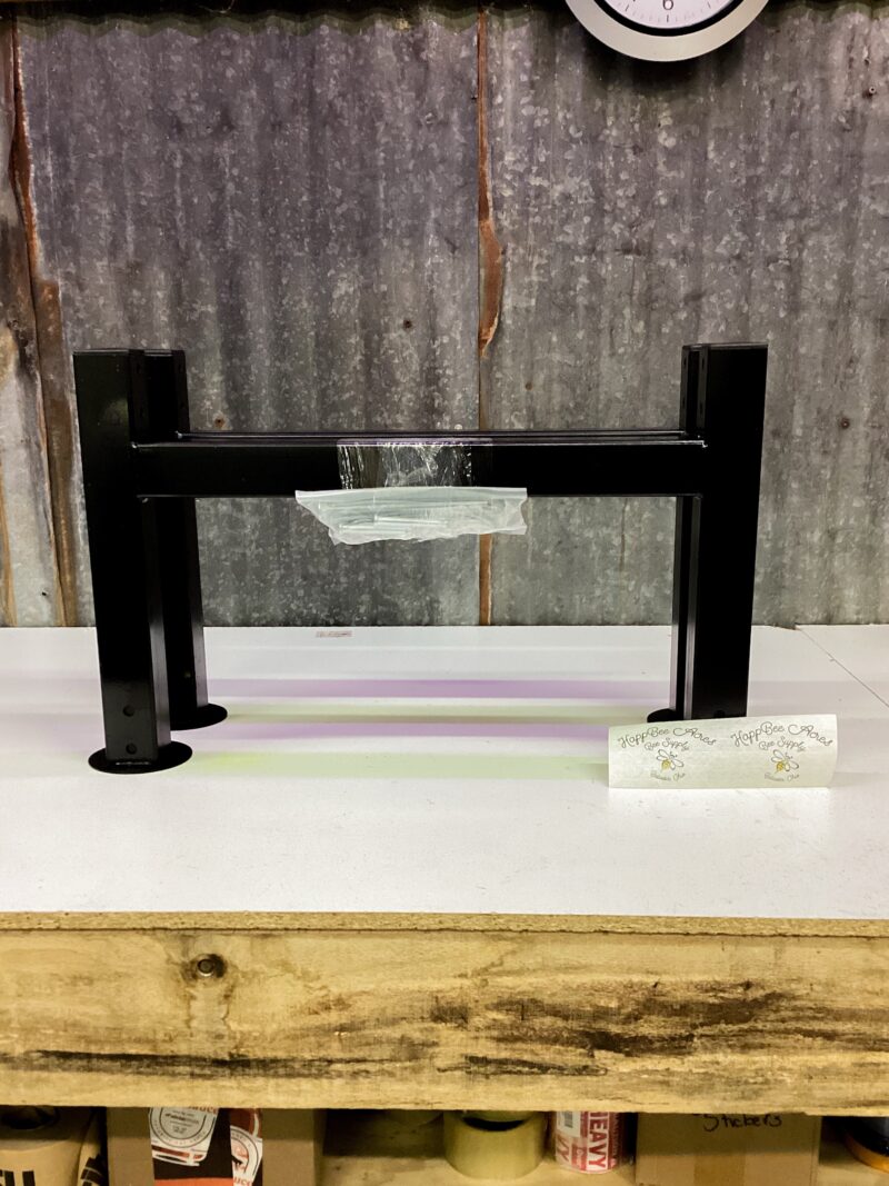 Metal Hive Stand Kit with Adjustable Legs - HappBee Acres Bee Supply