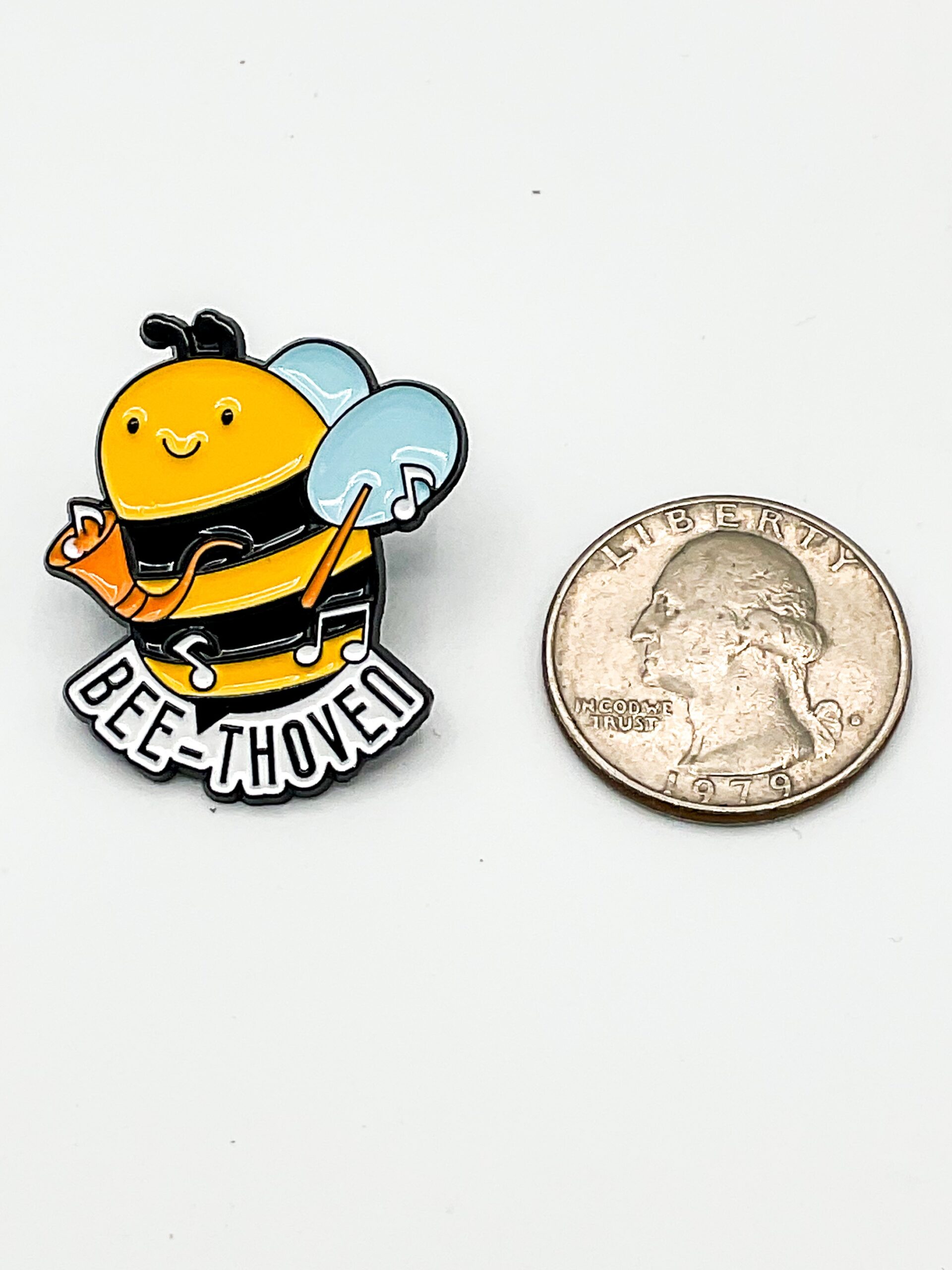 Bee-Thoven Bee Pin - HappBee Acres Bee Supply
